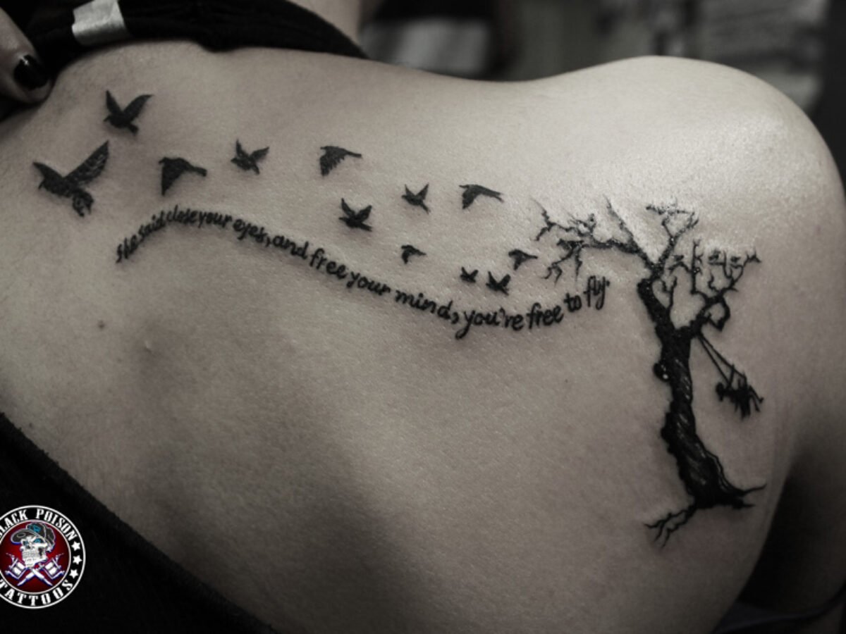 Bird Flying Tattoos Freedom / Flying Birds