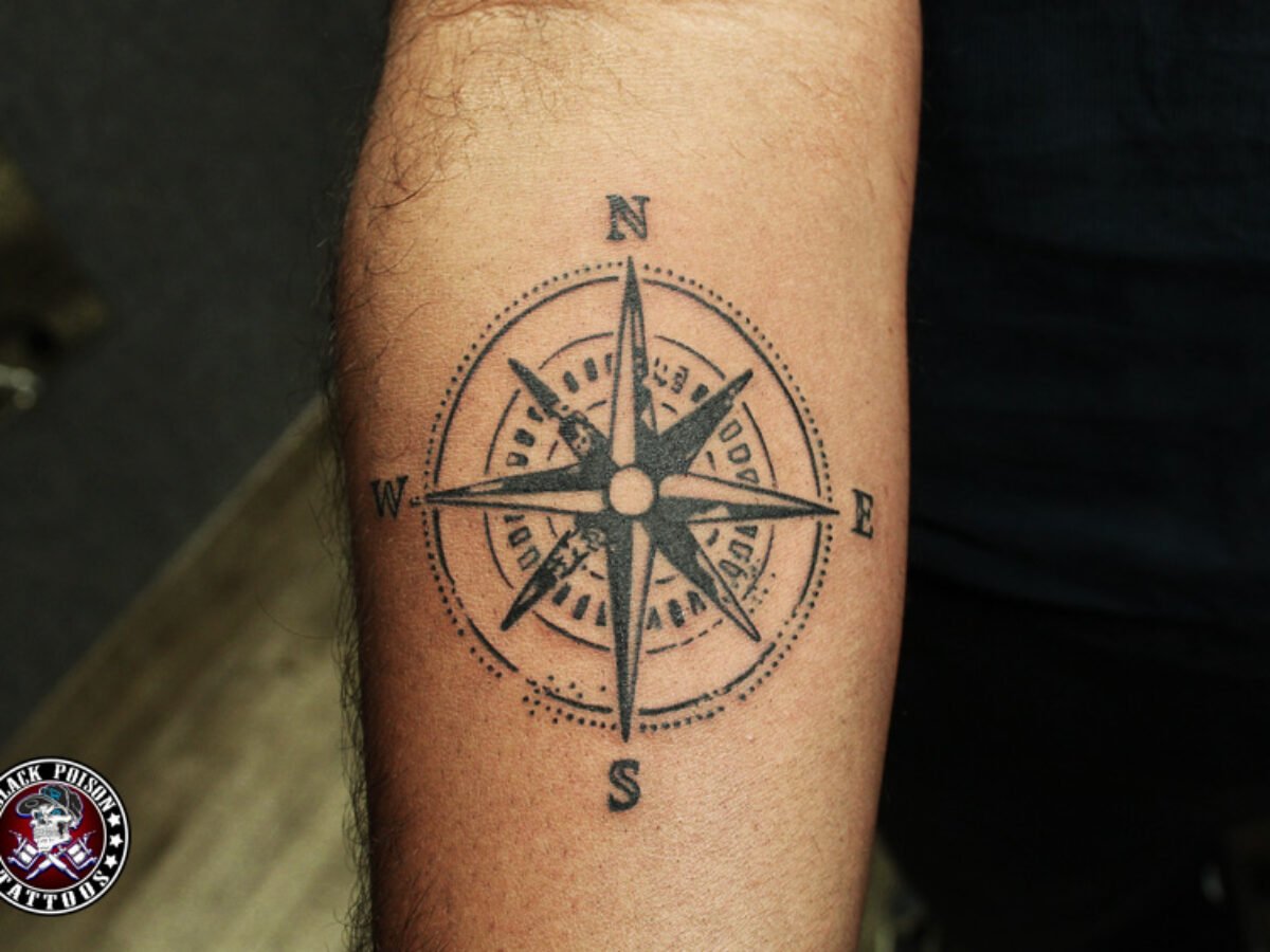 Nautical Compass Tattoo Drawing Nautical Compass Tattoo Vector Images