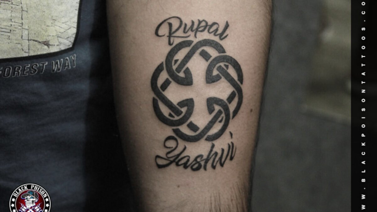 Celtic knot forearm tattoo - Bronctattooaus.com