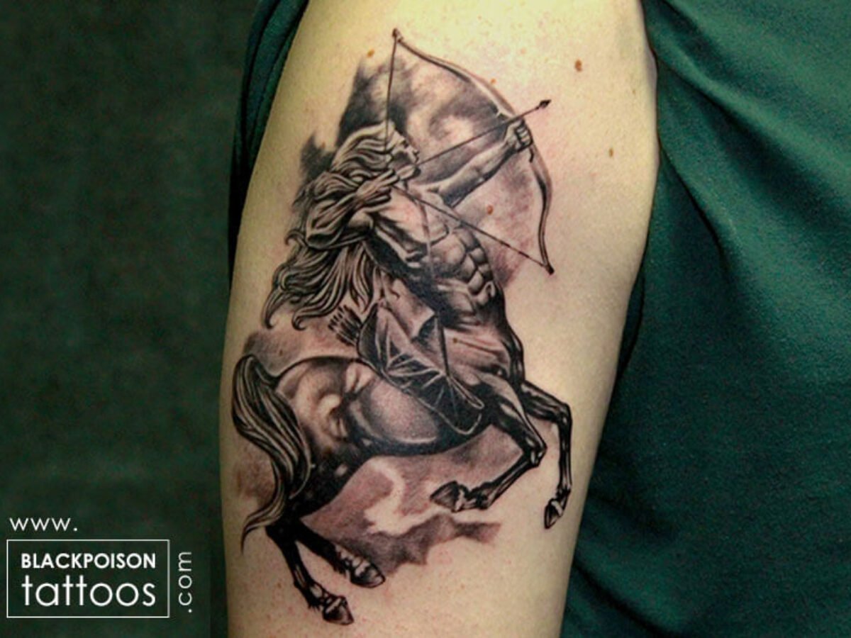 Tattoo designs of zodiac signs- sagittarius 60 photos - Astrologytoyou.com
