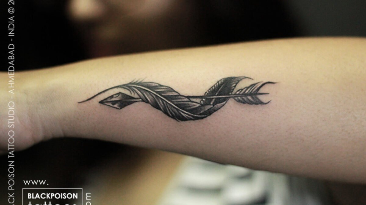 Traditional Arrow Tattoo Meaning Arrow That Lewy Did Today...