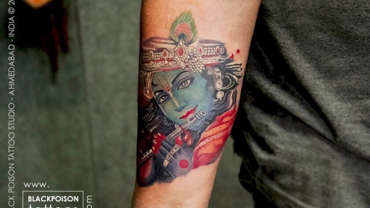 Mahabharat Tattoos 15+ Lord Shri Krishna Tattoo Designs And Meanings