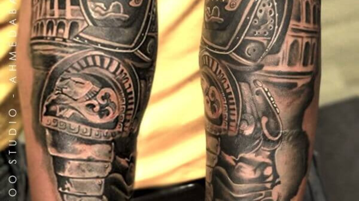 Gladiator Armor Tattoos