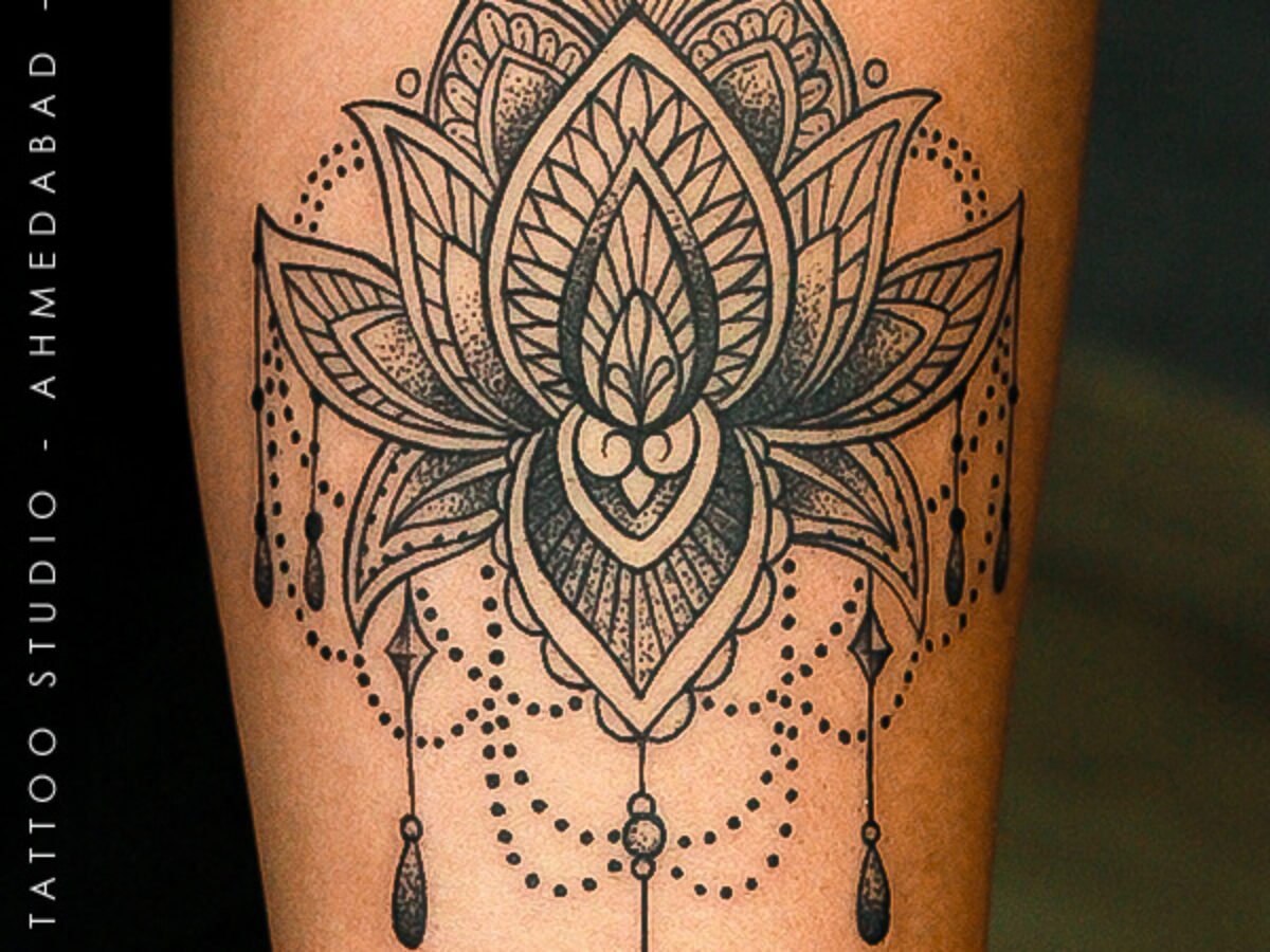 Thigh Tattoo Mandala Mandala Leg Tattoo By Nsanenl On DeviantArt